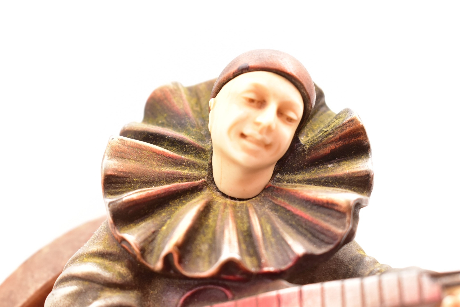 Art Deco Figural Jester Chiparus Madeline Player Accent Table Lamp ...