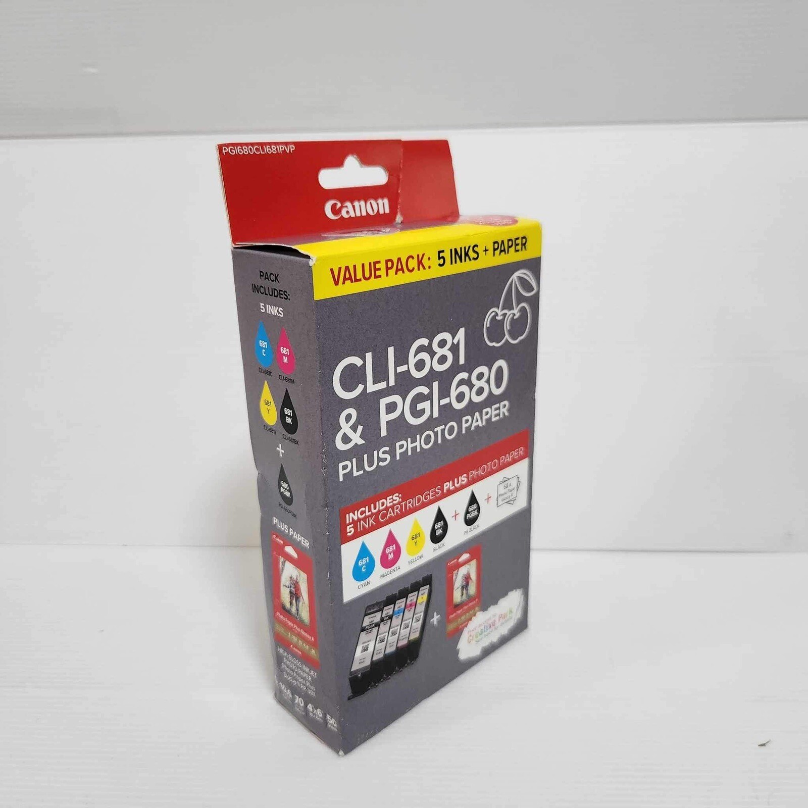 Canon Genuine Ink Set x 5 Cartridges PGI-680 (PGBK) CLI-681 (BK,Y,C,M ...