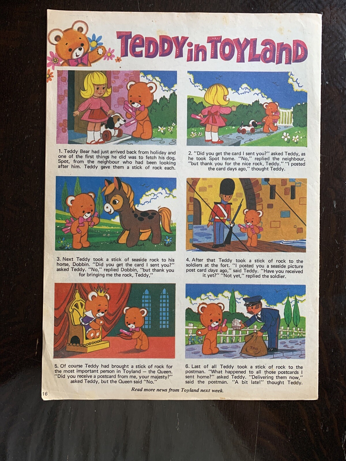 TOBY COMIC 16 OCT 1976. VFN+ UK CHILDRENS COMIC. LOVELY CONDITION | eBay UK