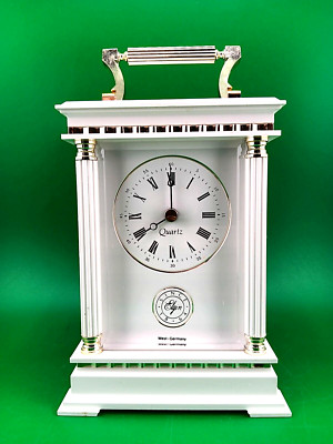 Vintage (1949-1990) Elgin West Germany Quartz Carriage Desk Clock ...