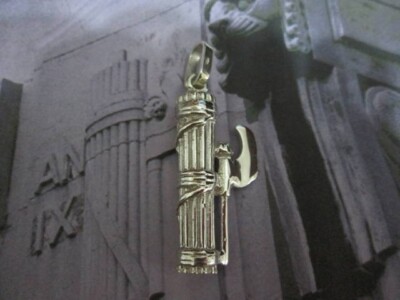 Fasces Bundle Replica pendant made Sterling Silver 925- artisan product ...