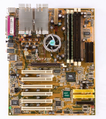 Abit KD7-RAID V1.1 Socket A 462 DDR Retro AMD Motherboard + Athlon XP ...