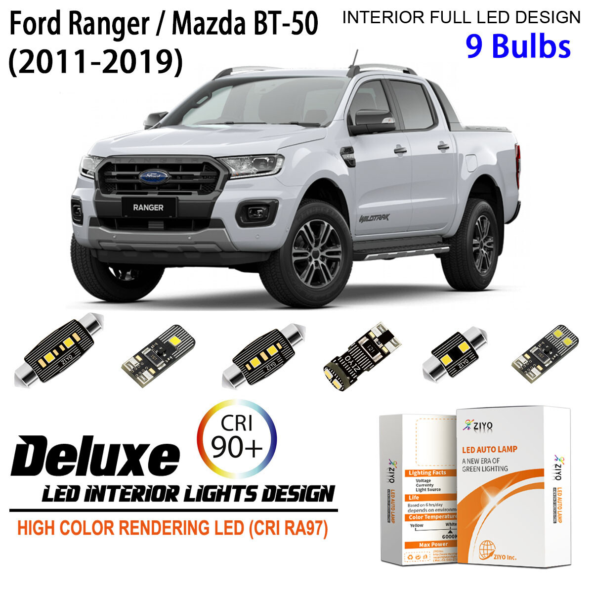 Ford Ranger T6 Headlight Bulb Replacement | Shelly Lighting