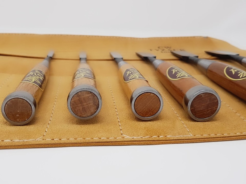 Oire Nomi Japanese Bench Chisel Set Carpenters Chisels 9pc Set in ...