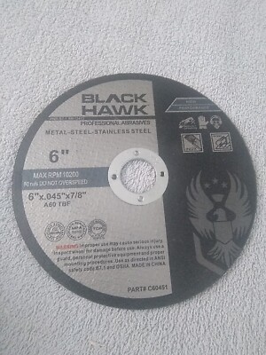 25 Pack - 6" x .045" x 7/8" Center Cut-Off Wheel A60 Cutting Discs | eBay