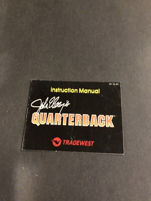 john elways quarterback nes Manual | eBay