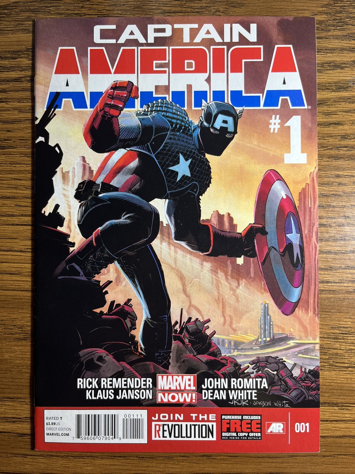 CAPTAIN AMERICA 1 NM 1ST APP JET BLACK & IAN ZOLA MARVEL COMICS 2013 A ...