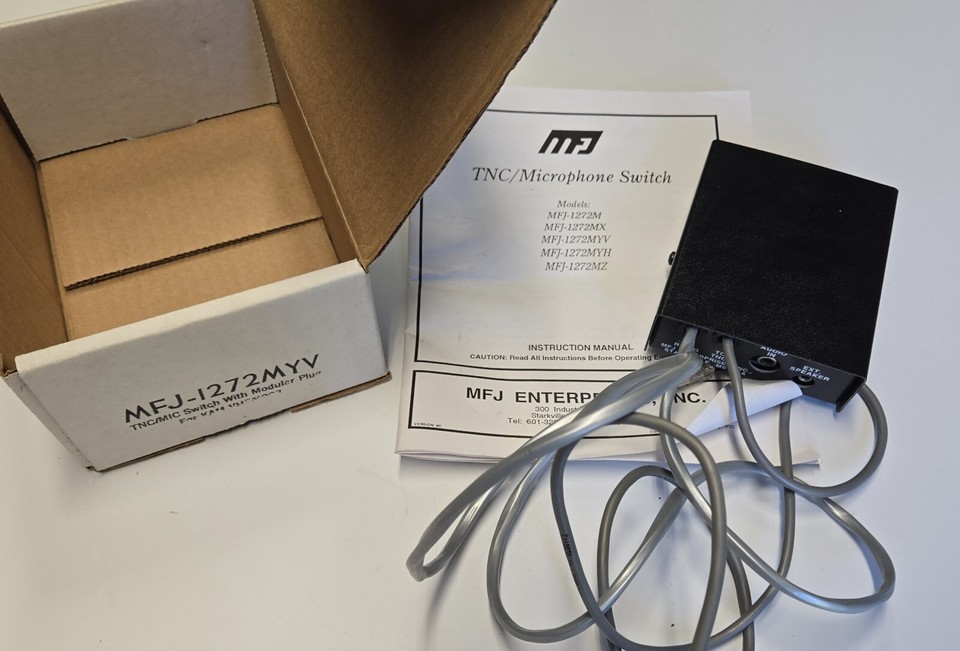MFJ Model 1272MYV mic/tnc switch | eBay