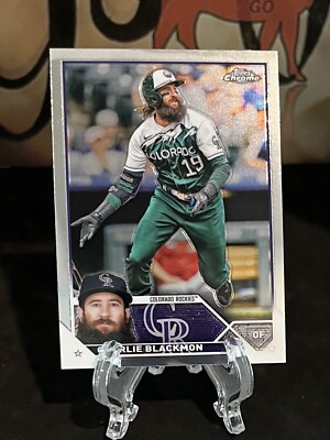 2023 Topps Chrome Charlie Blackmon #128 Colorado Rockies | eBay