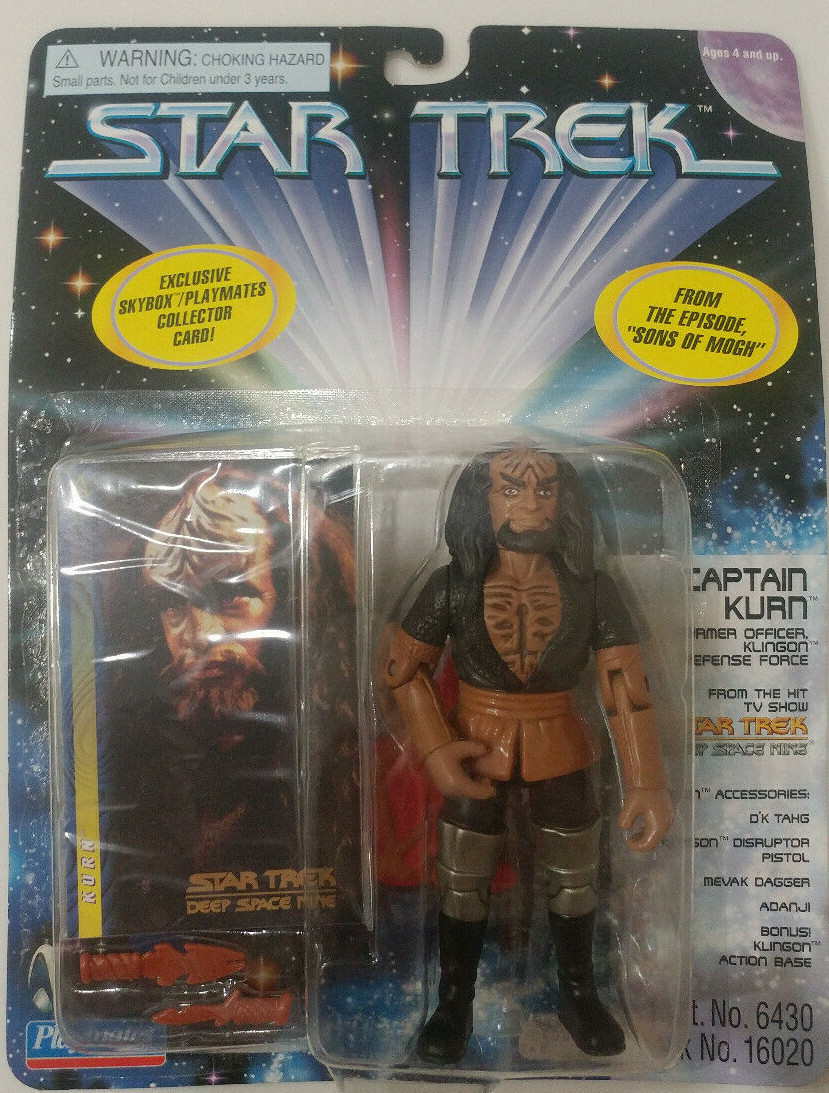 Playmates Star Trek Deep Space 9 Captain Kurn Former Officer Klingon ...