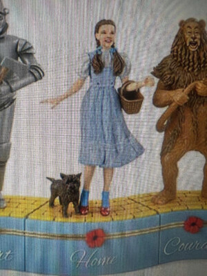 WIZARD OF OZ DOROTHY TOTO Porcelain LIMOGE Box WOZ MUSIC BRICK ROAD ...