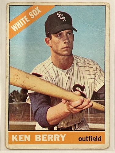 1966 Topps Ken Berry #127 Baseball Chicago White Sox | eBay