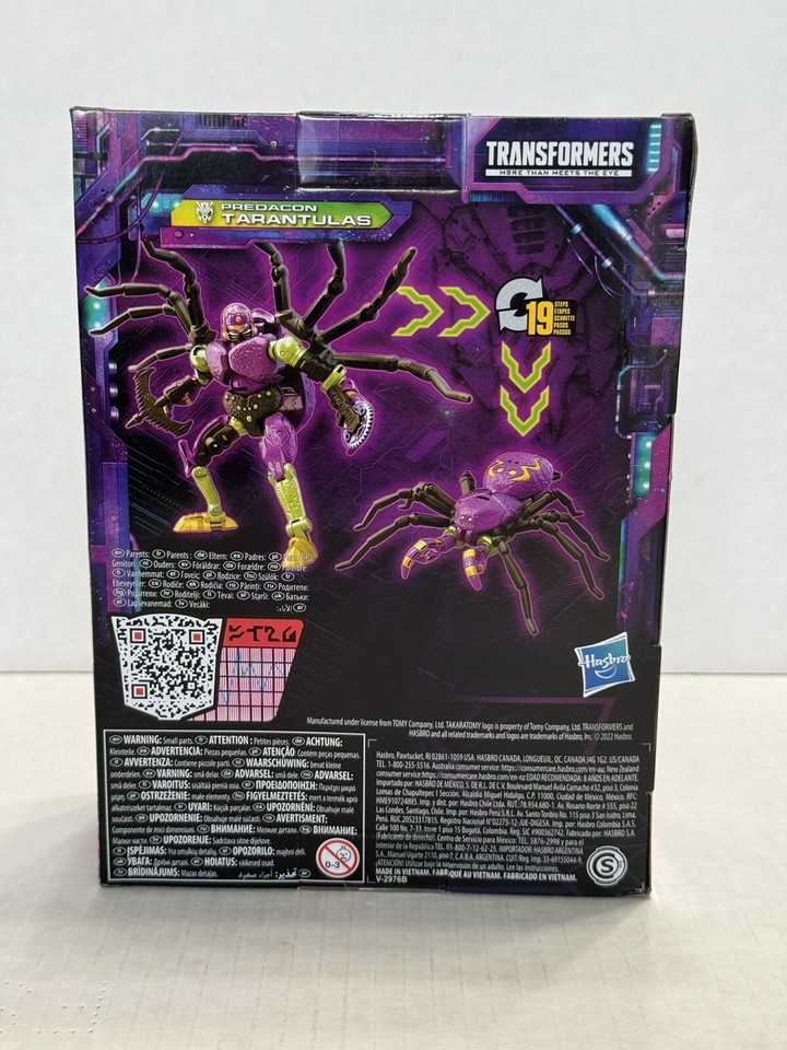 Hasbro Transformers Legacy Deluxe Tarantulas Predacon New Sealed Takara ...