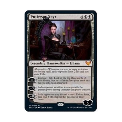 WOTC MtG Strixhaven: School of Mages Professor Onyx (MR) (Foil) NM | eBay