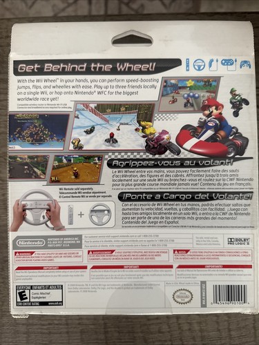 Nintendo Wii Racing Wheel for Mario Kart Official OEM Controller ...