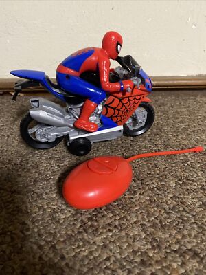 Spiderman MotorBike Remote Control Marvel RC Motorcycle 192234058886| eBay