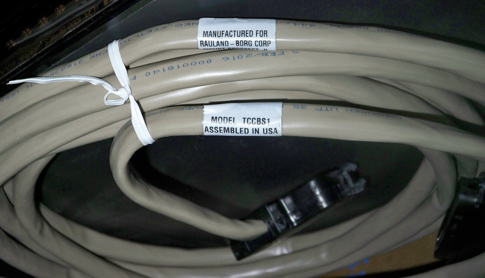 Rauland-Borg TeleCenter ICS TCCBS1 SLM Cable Assembly TCICS SLM CBL-15 ...