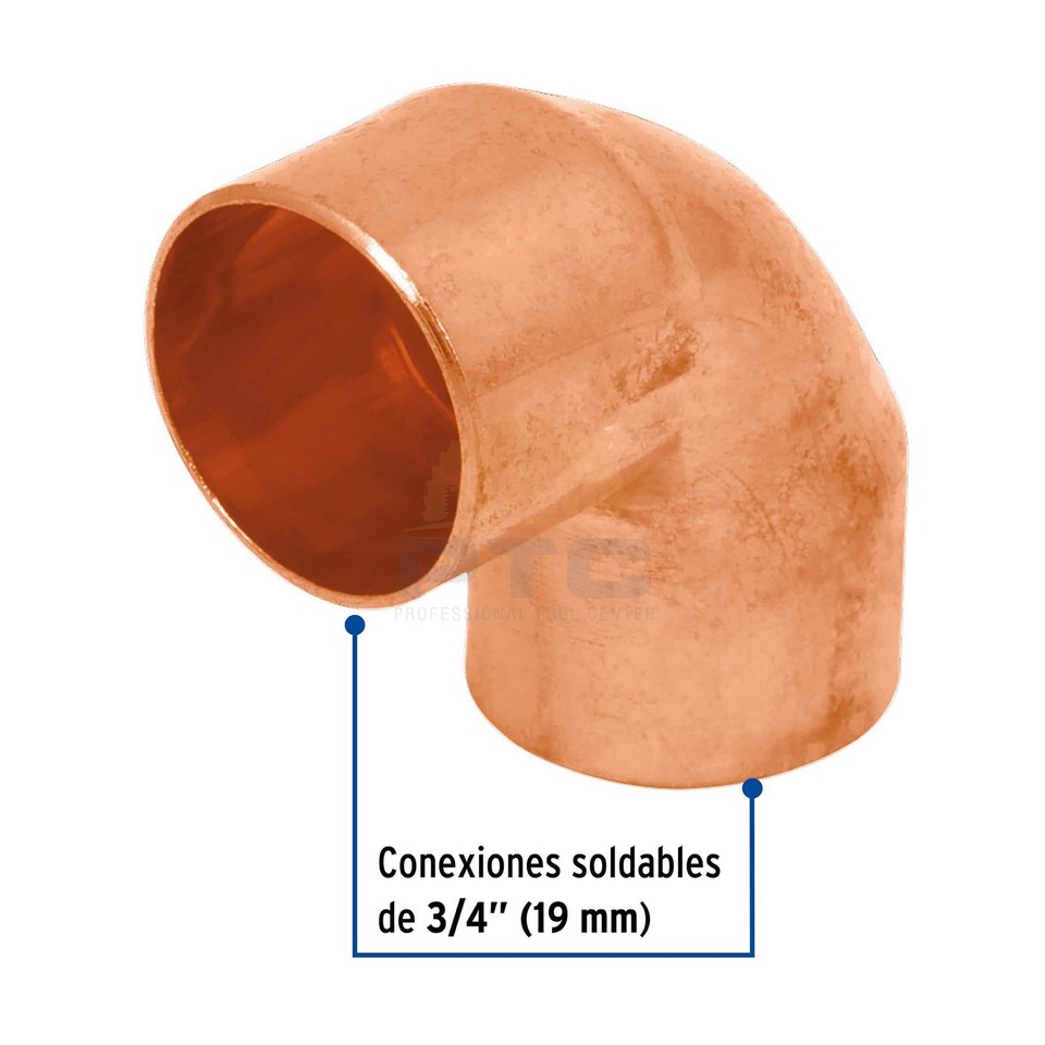 Foset CC-562 3/4" copper 90° elbow | eBay