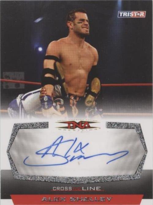 2008 TRISTAR TNA Wrestling Cross the Line - Autographs Alex Shelley #C ...