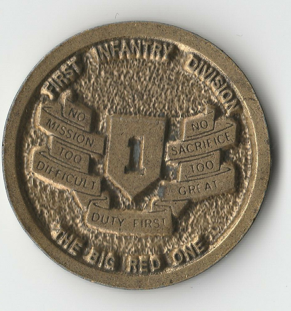 4th Brigade 1st Infantry DIV The Big Red One Coin 1.5" DIA BX1 | eBay