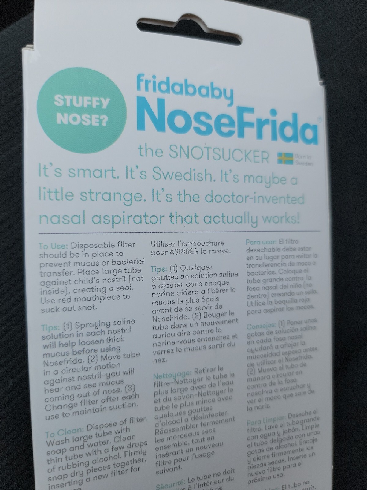 Nose Frida Snot Sucker by fridababy Nasal Aspirator | eBay