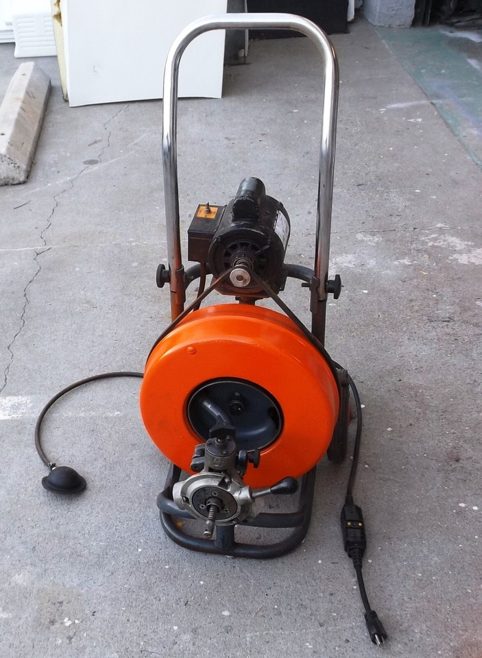 GENERAL SewerRooter T-3 Combination Sewer Machine Power Drain Cleaner ...