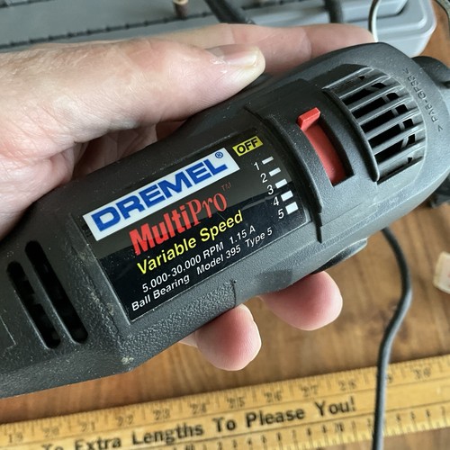 DREMEL MULTIPRO MODEL 395 TYPE 5 VARIABLE SPEED W/CASE & ACCESSORIES ...