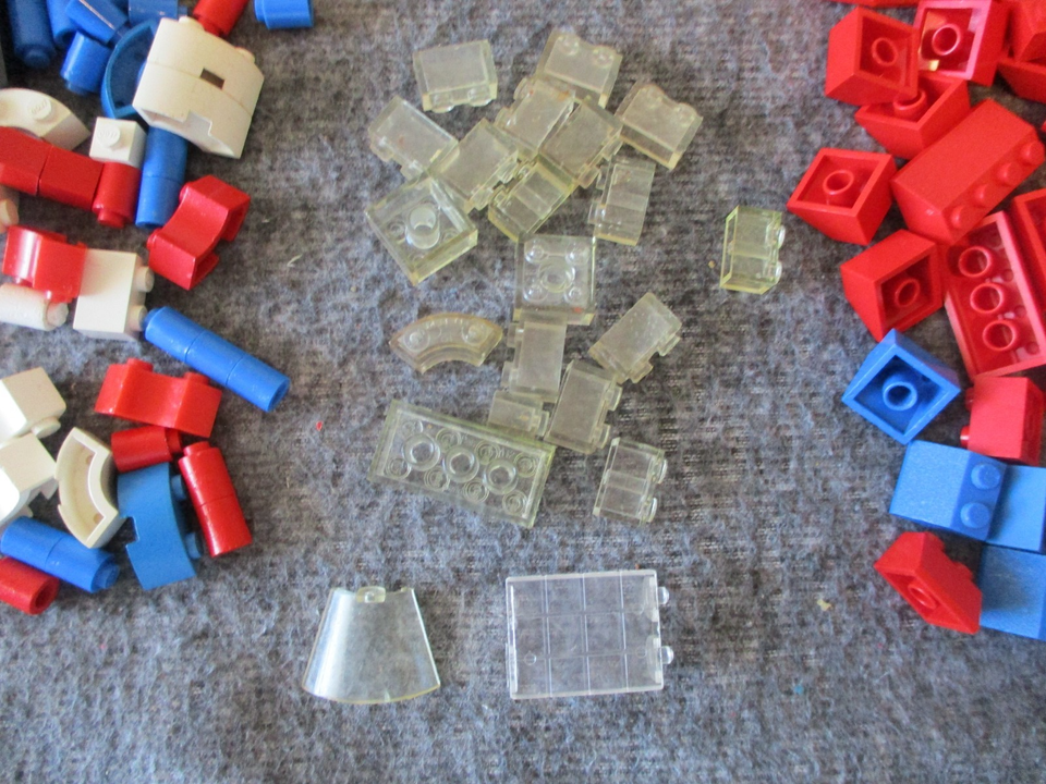 VINTAGE LEGO by SAMSONITE 1960's LOT 6 Lbs MIXED BLOCKS/BOARDS/TREES ...