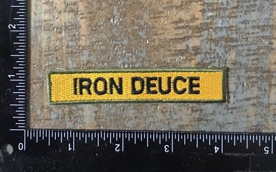 US Army 8th Armored Division IRON DEUCE Tank Cut Edge Tab Patch | eBay
