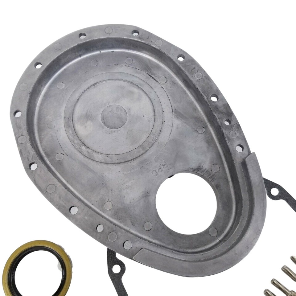 SBC 305 307 327 350 400 Small Block Chevy Polished Aluminum Timing ...