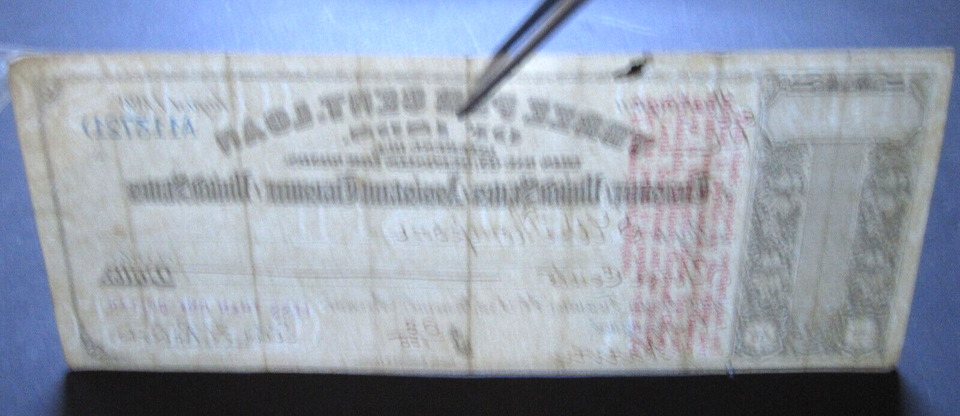 1898 United States Treasury inverted USTD watermark print err 3% Loan ...