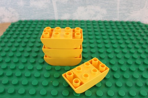 Duplo Lot 4 Sloped Curved Inverted Double Brick Round 2X4 2X2 98224 ...