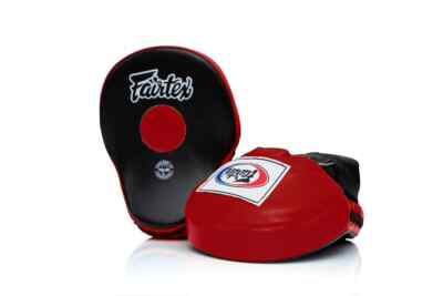 Fairtex FMV9 Contoured Focus Mitts Red/Black | eBay