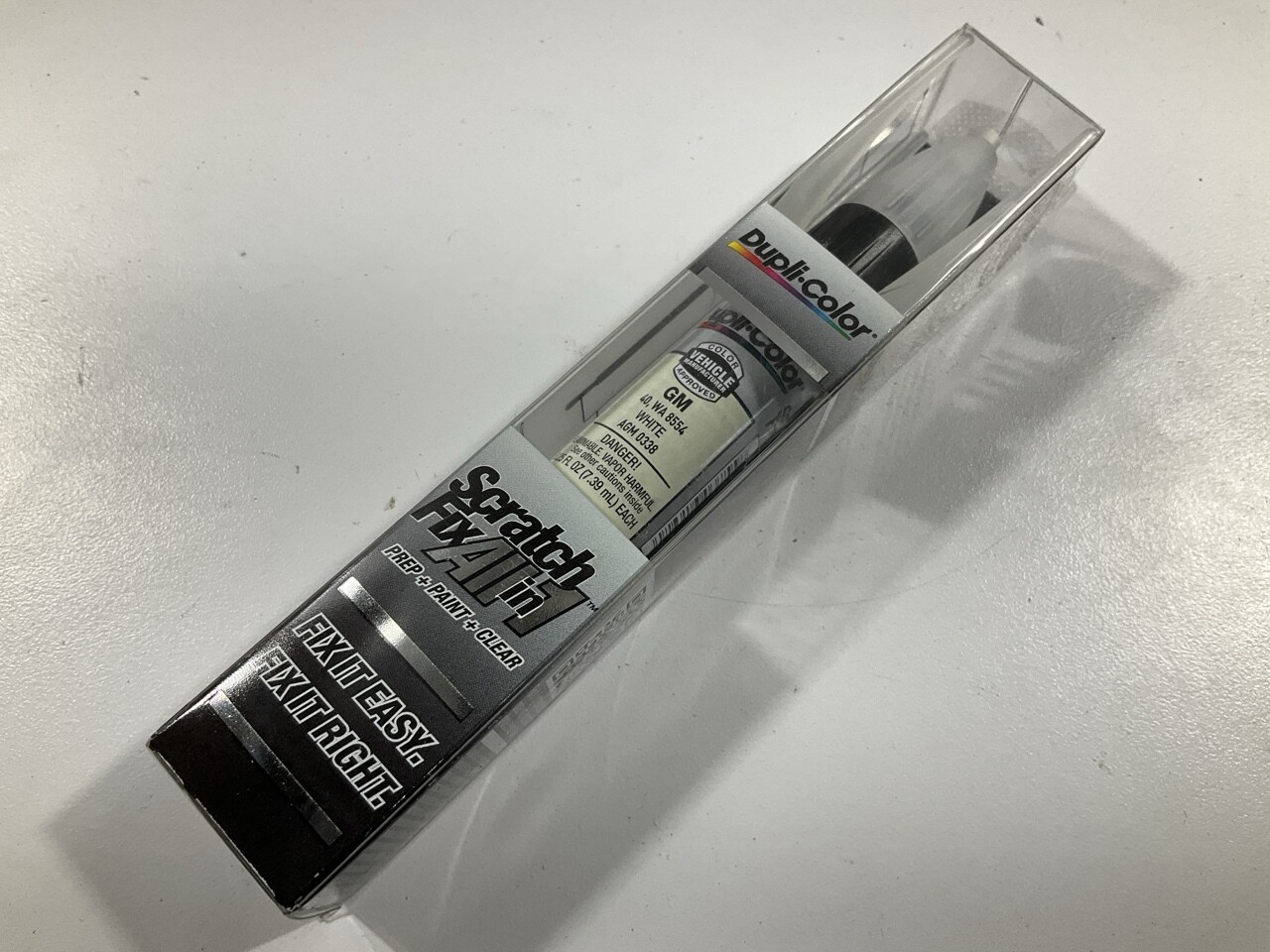 Dupli-color AGM0338 All-In-1 Touch Up Paint For GM 40 WA8554, White | eBay