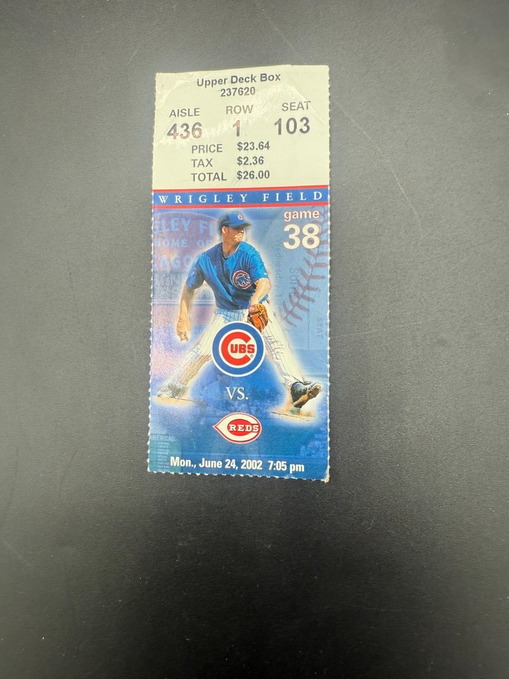 Chicago Cubs Vintage Ticket Stubs Collectables 2002, 2003, 2004, 2005 ...