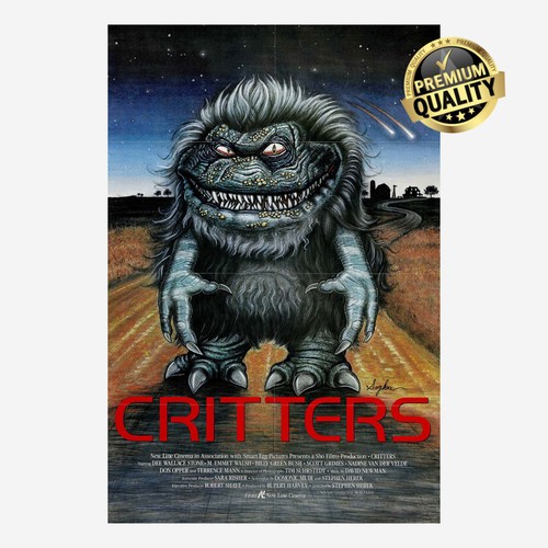 CRITTERS 1986 OFFICIAL MOVIE ORIGINAL ART REPRINT PREMIUM POSTER | eBay