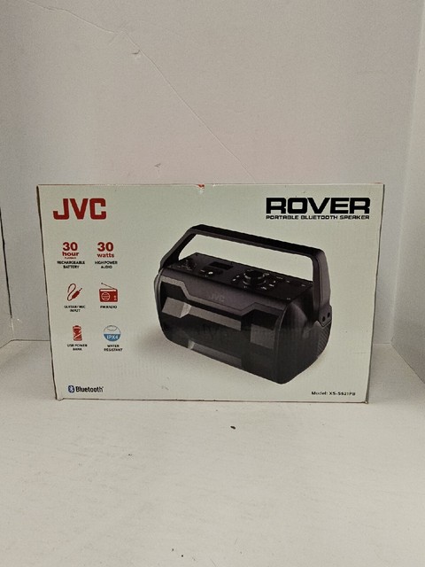 JVC XS-S521PB Rover Bluetooth Speaker Portable Wireless AUX USB ...