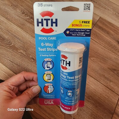 HTH Pool Care 6-Way Test Strips for Swimming Pools exp 04/2025 | eBay