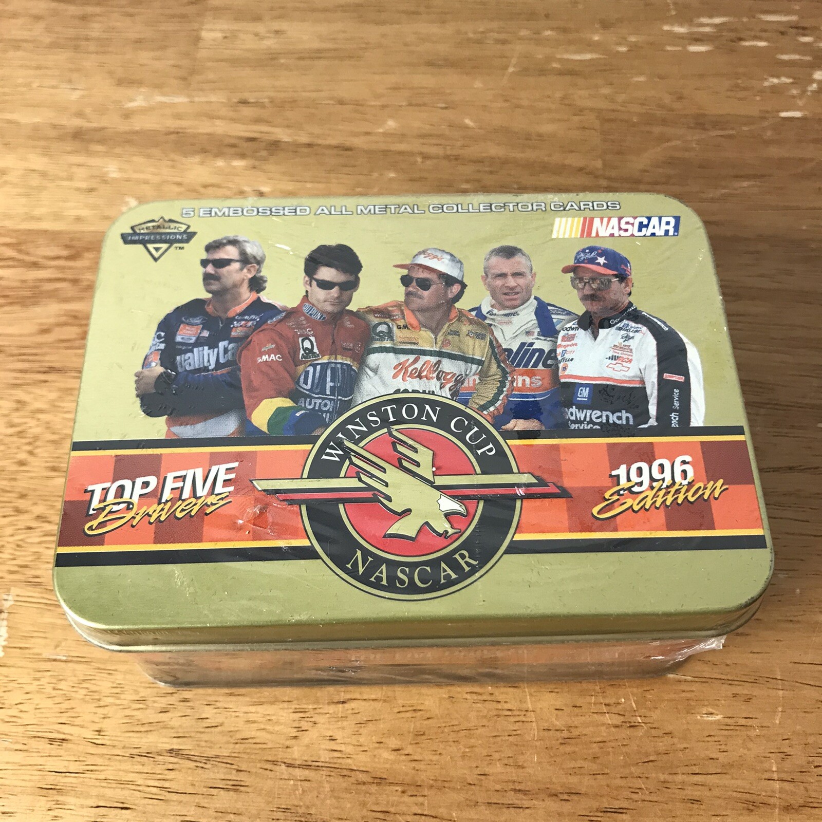 Metallic Impressions Top Five Drivers 1996 Edition NasCar Tin Set ...