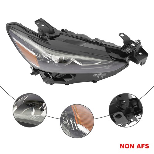 1* For 2018-2020 2021 Mazda 6 LED Headlight Headlamp Non Adaptive AFS ...