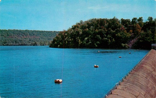 Postcard Oklahoma Tulsa Lower Spavinaw Dam Lake Unposted | eBay