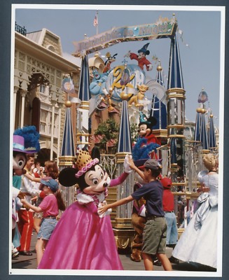 Glossy Disney World Press Photo Remember The Magic Parade Mickey Minnie ...