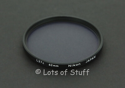 Genuine Nikon 62mm L37C UV Filter with Nikon Filter Case | eBay