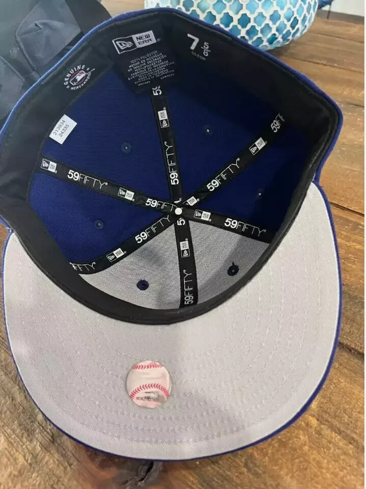 New Texas Rangers TETAS Overlap Era 59FIFTY Fitted Hat Royal Collector ...