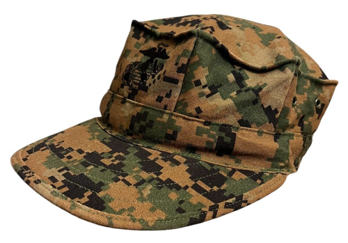 US Military Garrison Cover Marpat Cap Size Medium Woodland Camo USMC ...