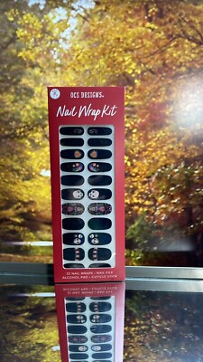 OCS Designs 22 Nail Wrap Kit ~ Style Sugar Skulls ~ BNIB STILL SEALED ...