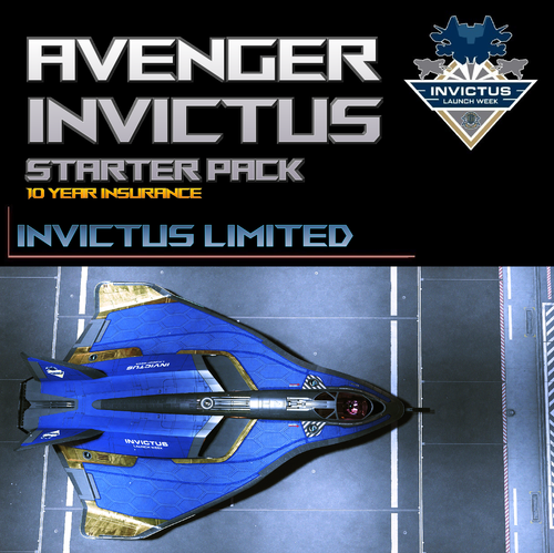 Star Citizen - AVENGER STARTER PACK - INVICTUS - Bleu and Gold Limited ...