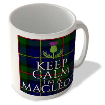 Keep Calm I'm a Macleod - Macleod Of Harris Tartan - (Thistle ...