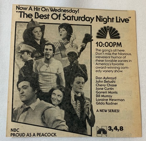 1979 NBC tv ad~ BEST OF SATURDAY NIGHT LIVE the gang's all here | eBay