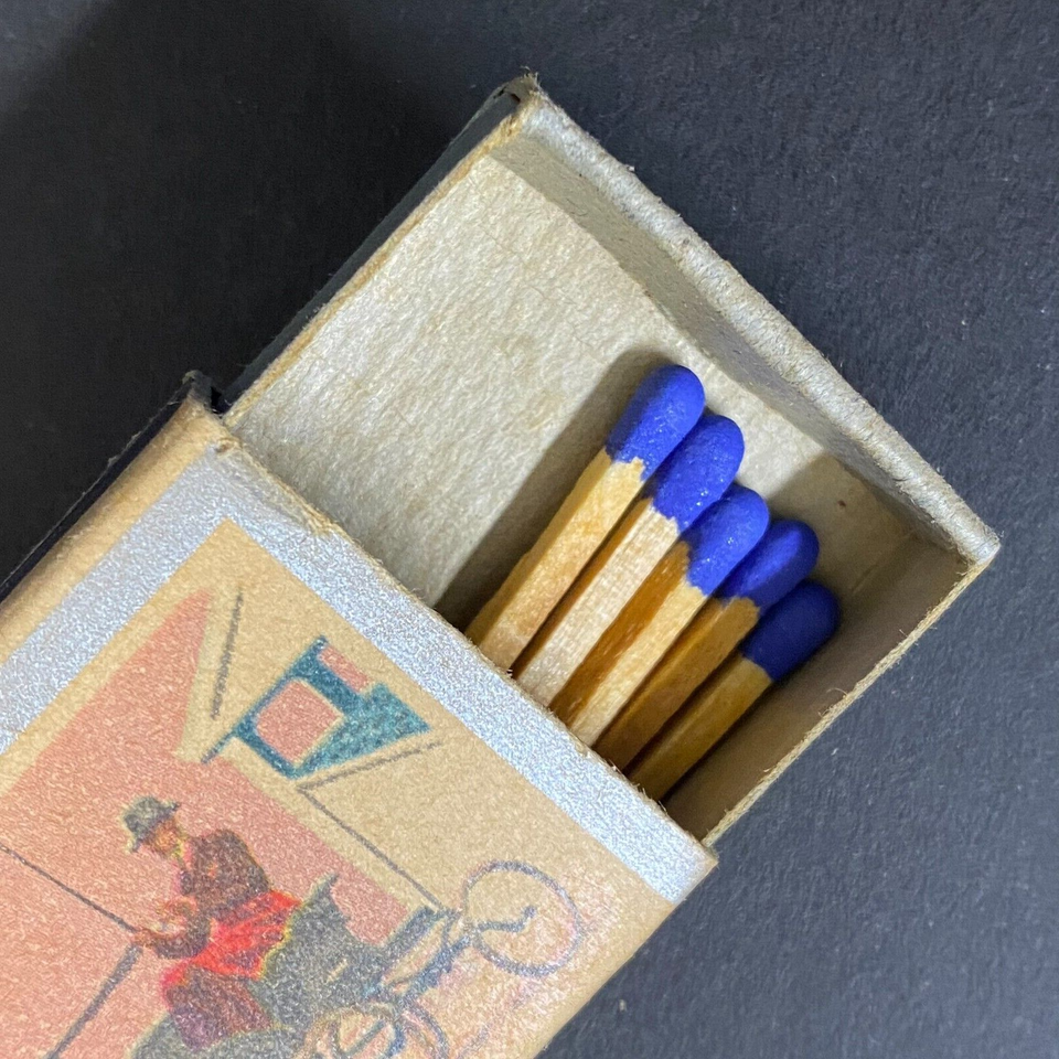 Ohio Blue Tip Matchbox w/ Fancy Horse Drawn Buggy c1955 Matchbox | eBay